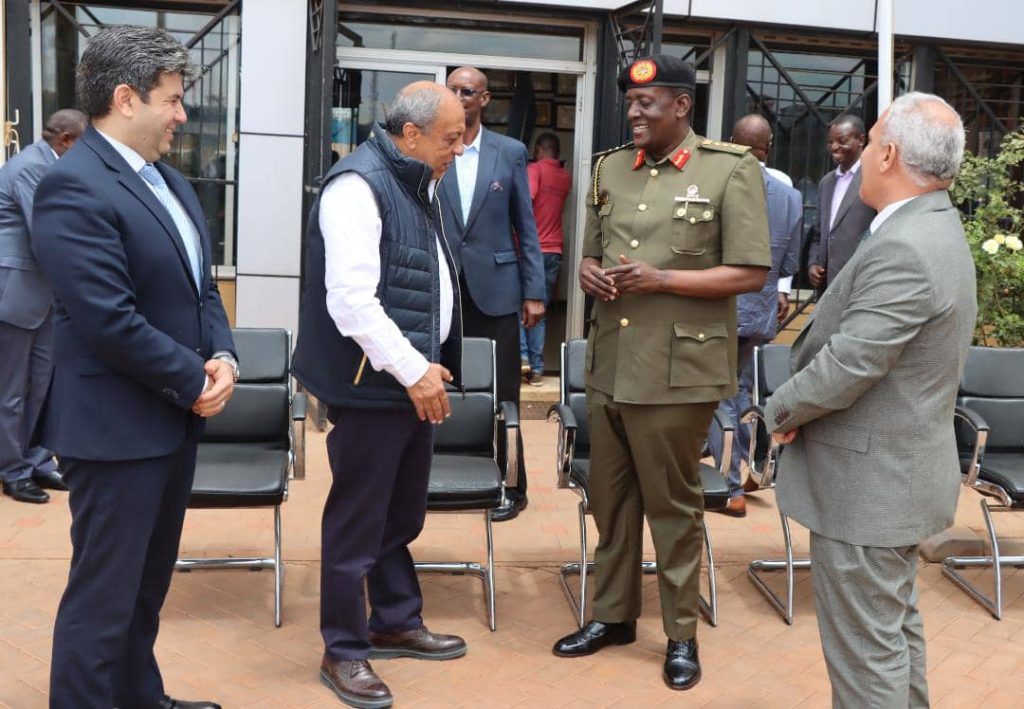 Lt Gen James Mugira receives a delegation from Egypt at NEC ...