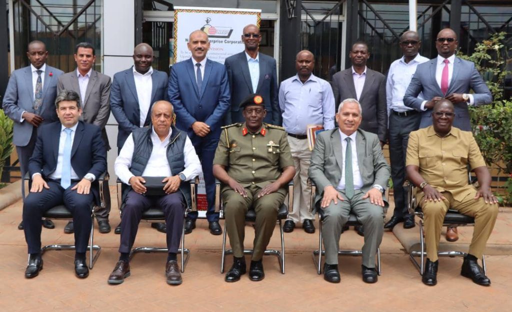 Lt Gen James Mugira receives a delegation from Egypt at NEC ...